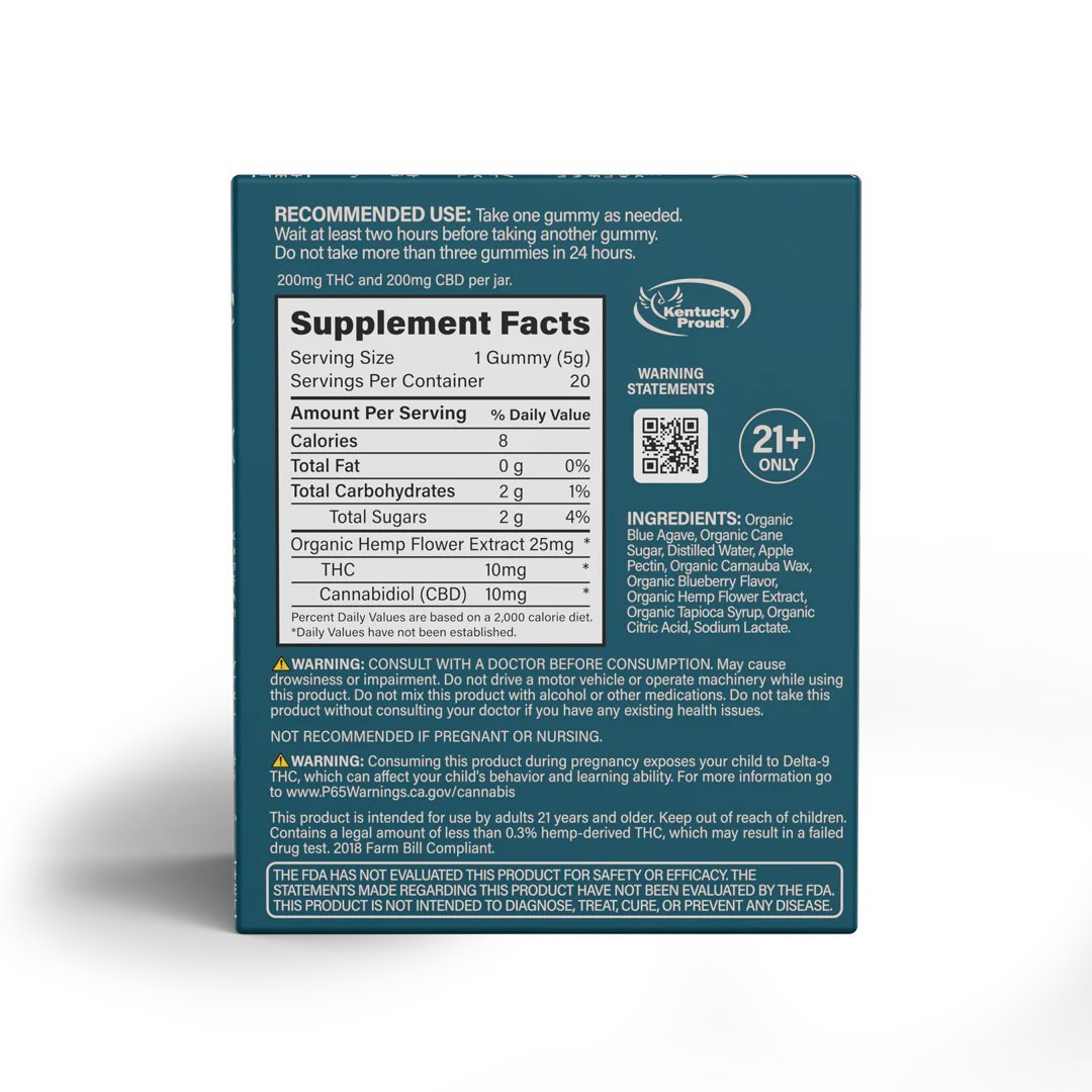 Cornbread Farms THC Gummies - 10mg - Blueberry Breeze Flavor / $ 44.99 ...