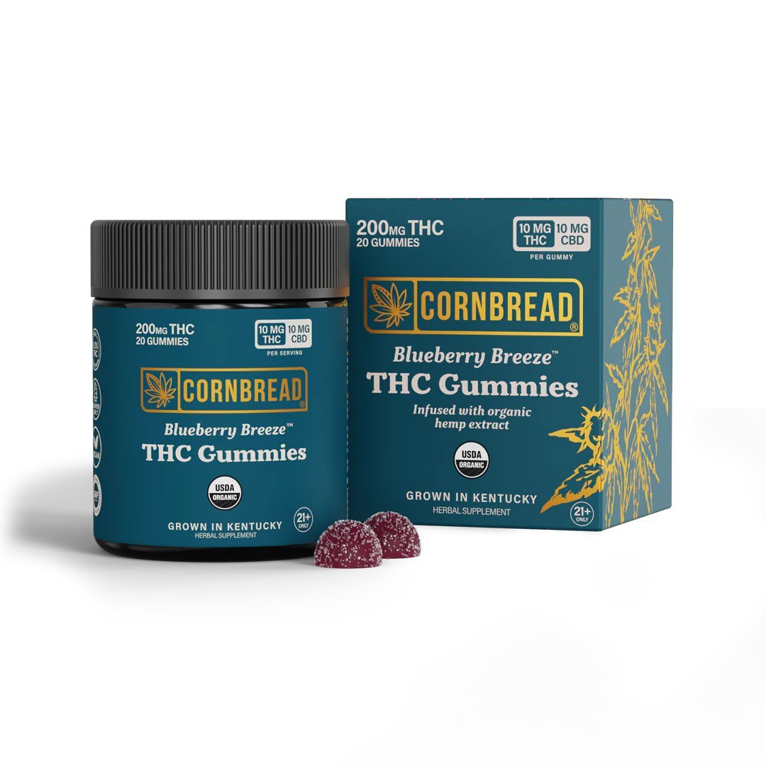 Cornbread Farms THC Gummies - 10mg - Blueberry Breeze Flavor / $ 44.99 ...