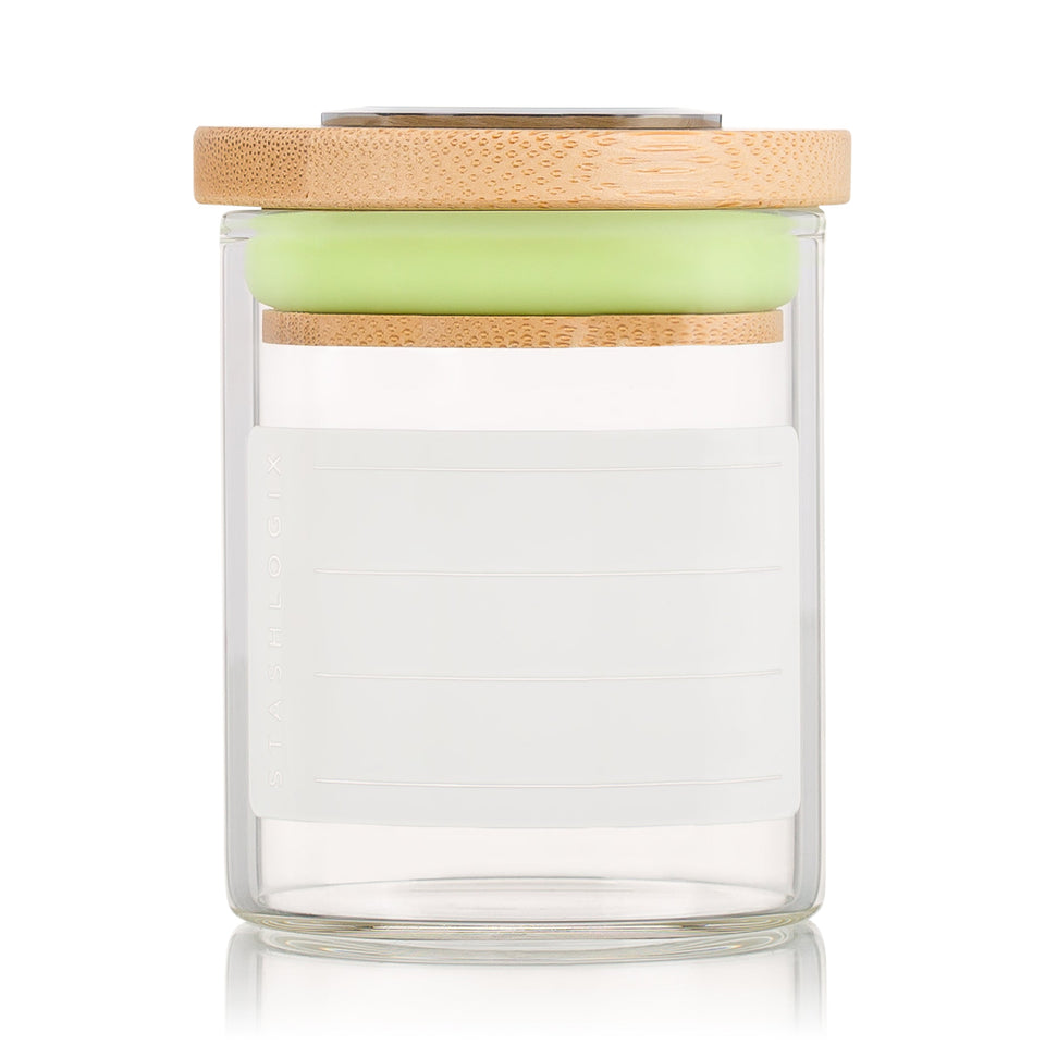 STASHLOGIX Bamboo Smart Jar / $ 18.99 at 420 Science