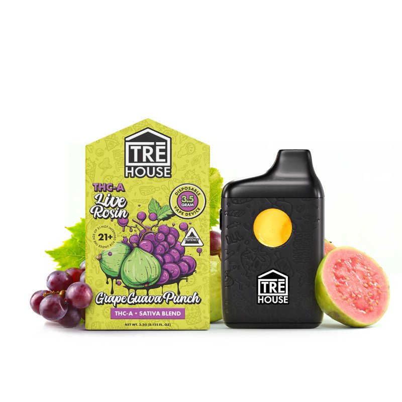 TreHouse THC-A Disposable Vape - 3.5g Sativa - Grape Guava / $ 29.99 at ...