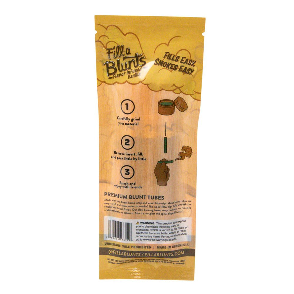 DaySavers Fill-A-Blunts Pre-Rolled Blunt Tubes w/ Wood Tips - Pack of 3 ...