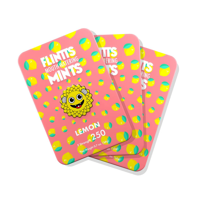 Flintts Mouthwatering Mints Lemon 3-Pack / $ 14.99 at 420 Science