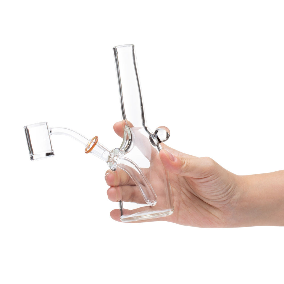 GMay Glass Amber Purple Sake Bottle Dab Rig / $ 149.99 at 420 Science