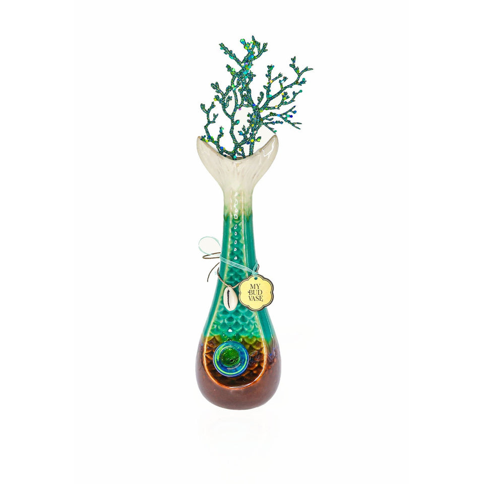 My Bud Vase Mermaid Bong / $ 124.99 at 420 Science