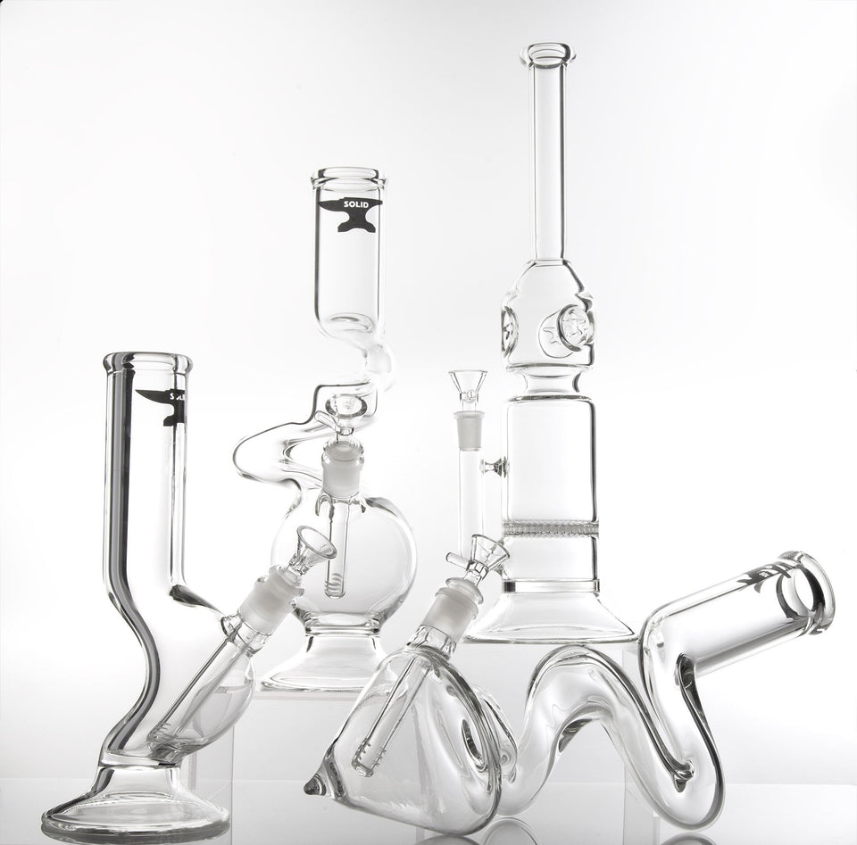 Solid Glass 14in Stand Up Sit Down Bong / $ 129.99 at 420 Science